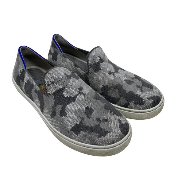 Shoes | Rothys Kids Grey Camo Slip On Shoes 4 | Poshmark